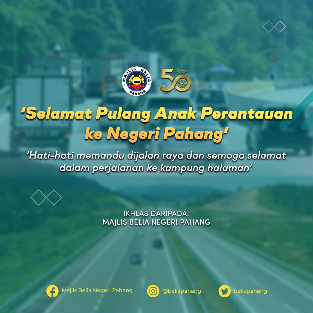 Selamat Pulang Anak Perantauan ke Negeri Pahang – Majlis Belia Negeri ...